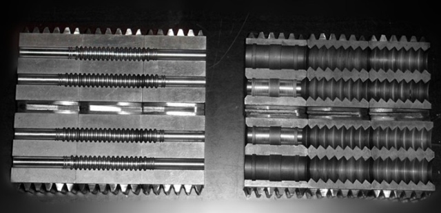 Mold Blocks for Single Wall Corrugated Pipe Line